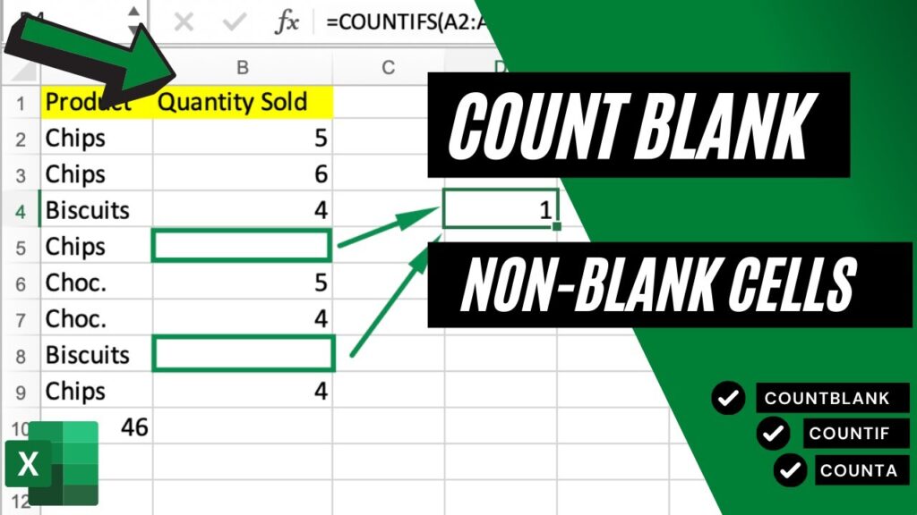 How To Count Blank Or Non Blank Cells In Excel ExcelTutorial