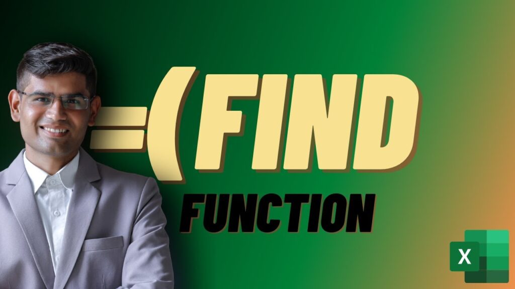 FIND Function In Excel ExcelTutorial