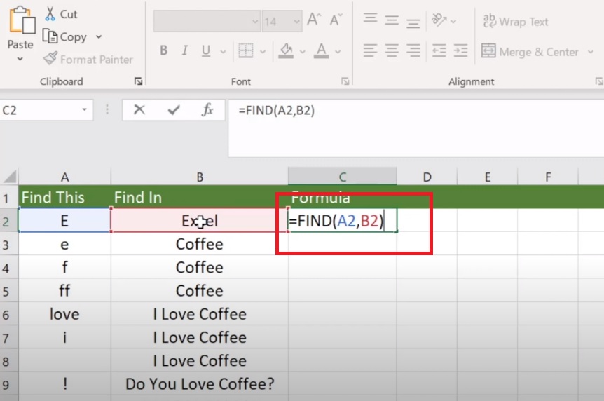 FIND Function In Excel ExcelTutorial