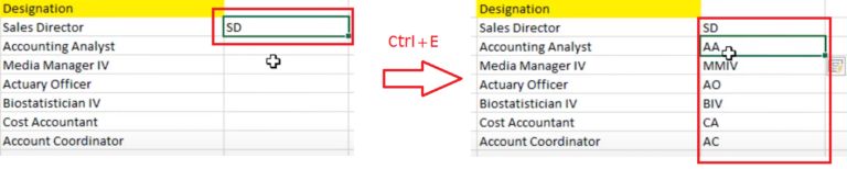 How to use Flash Fill in Excel - ExcelTutorial