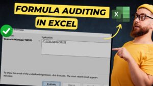How to Audit Formulas in Excel - ExcelTutorial