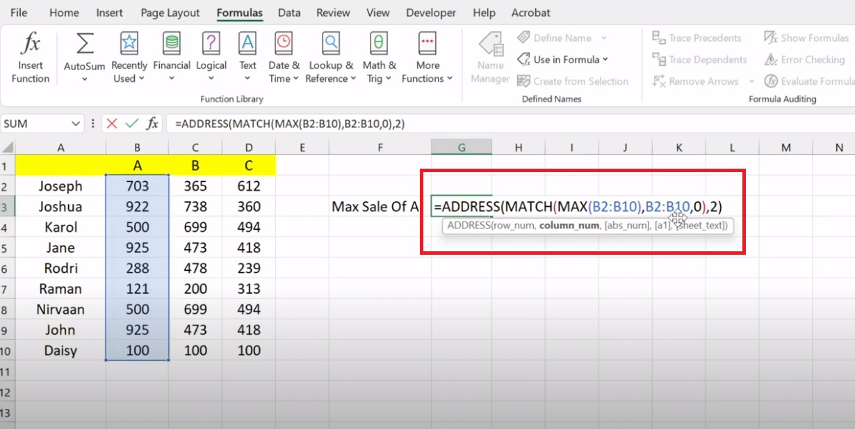 How To Find The Max Value In Excel ExcelTutorial