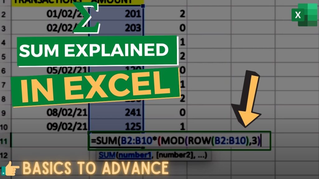 How To Use SUM Function In Excel ExcelTutorial