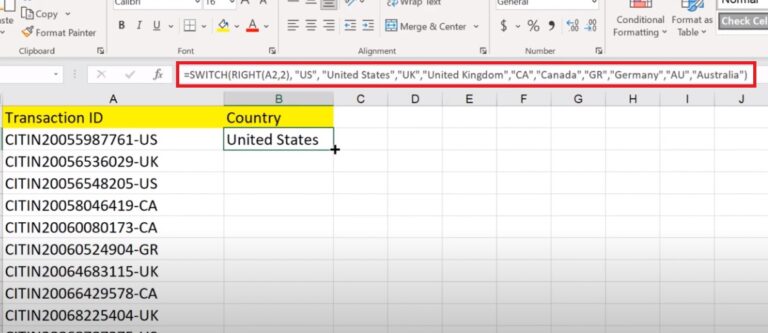 How to use SWITCH Function in Excel - ExcelTutorial