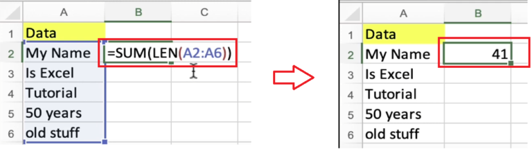 How To Count Characters In Excel Exceltutorial