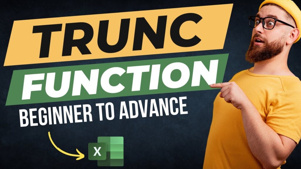 How To Remove Decimals In Excel The TRUNC Truncate Function