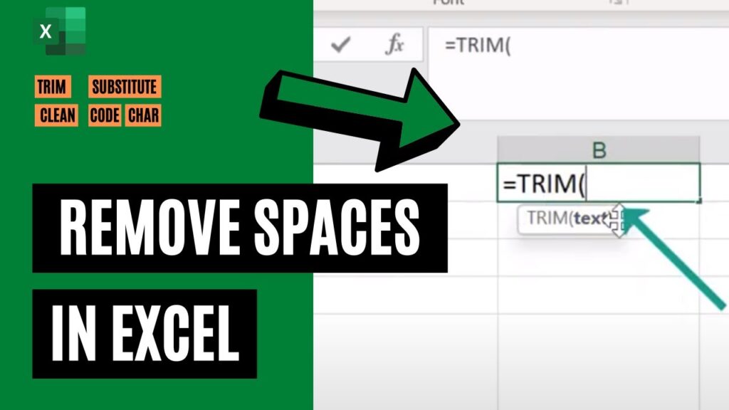 How To Remove Spaces In Excel Remove Special Characters Text Formulas ExcelTutorial