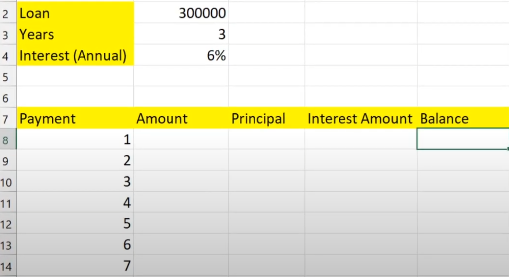 How To Create A Loan Amortization Schedule In Excel A Step By Step Tutorial Exceltutorial