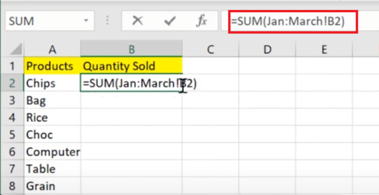 2 Easy Ways To Sum Multiple Worksheets In Excel Exceltutorial 7106