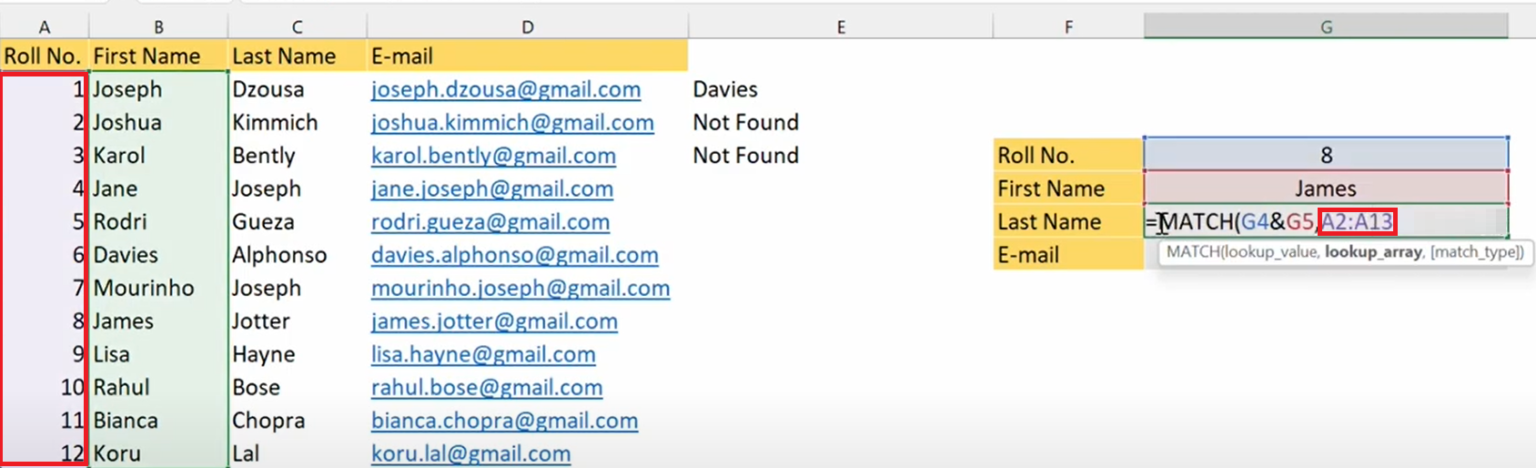 How to do a Two Column Lookup in Excel | INDEX MATCH Formula ...