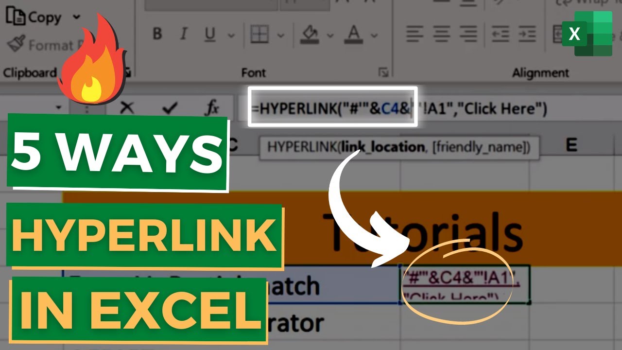 5 Awesome Ways To Insert Hyperlinks In Excel ExcelTutorial