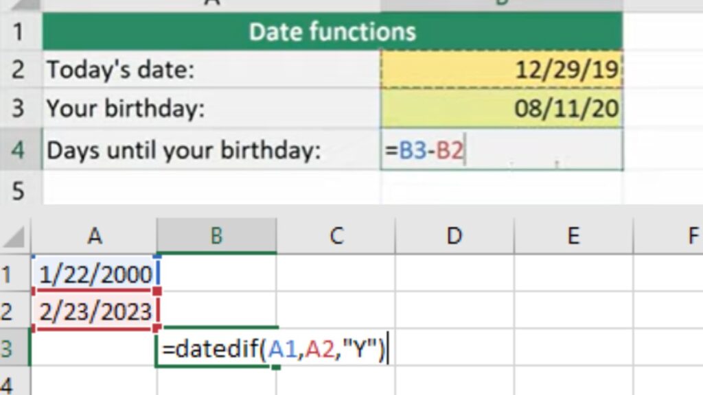 How To Subtract Dates In Excel Quick Guide ExcelTutorial