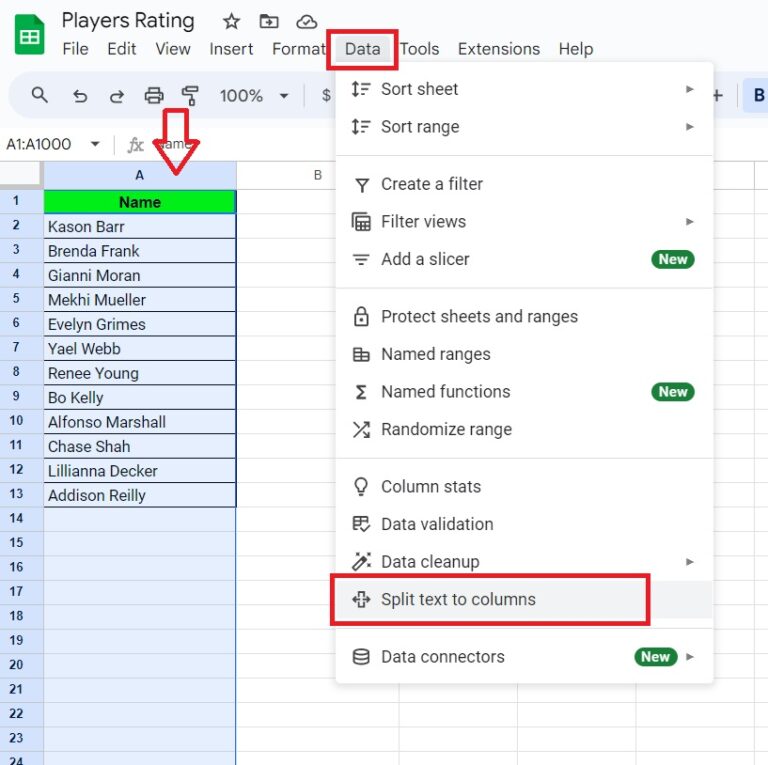  How To Separate Names In Google Sheets Quick Guide ExcelTutorial